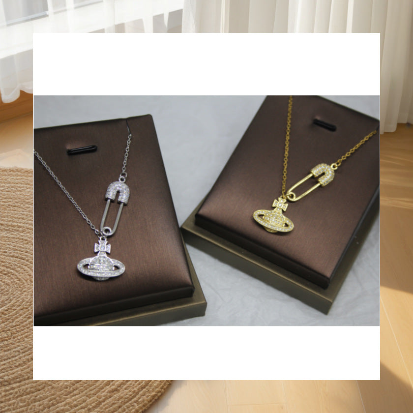 ASTRA® SATURN PENDANT NECKLACE – Astra®